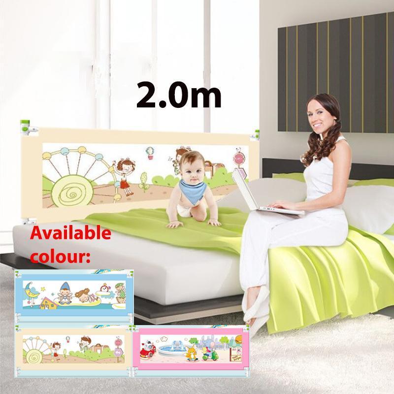 MetaSquare 2.0m 1pcs Baby Guardrail Lifting Infant Safety Be - TikTok ...
