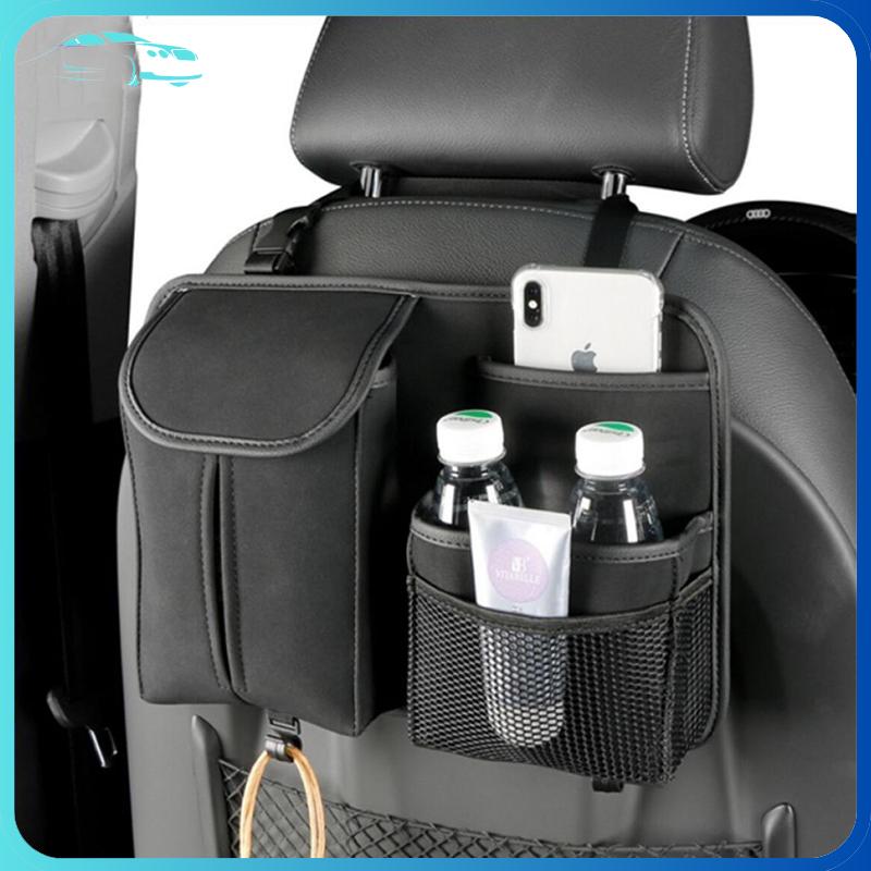 【mobildage】Tas Organizer Belakang Jok Mobil Bahan Kulit PU Multifungsi ...