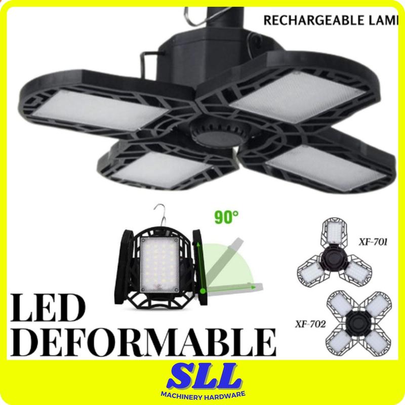 XF-701 / 702 Deformable Solar Lamp USB Rechargeable Light 78/104LED ...
