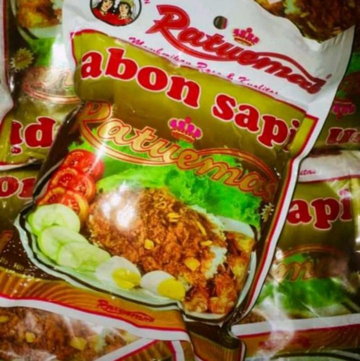 abon sapi ratu emas/abon sapi enak - Shop | Tokopedia