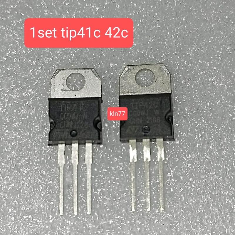 TIP41C TIP42C SATU SET TIP 41 C TIP 42C 1 PASANG MOSFET TRANSITOR - Shop | Tokopedia