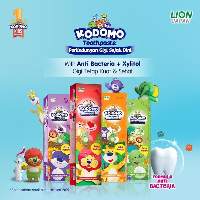 Promo Lion Japan Kodomo Toothpaste TUBE Pasta Gigi Junior Aneka Rasa ...