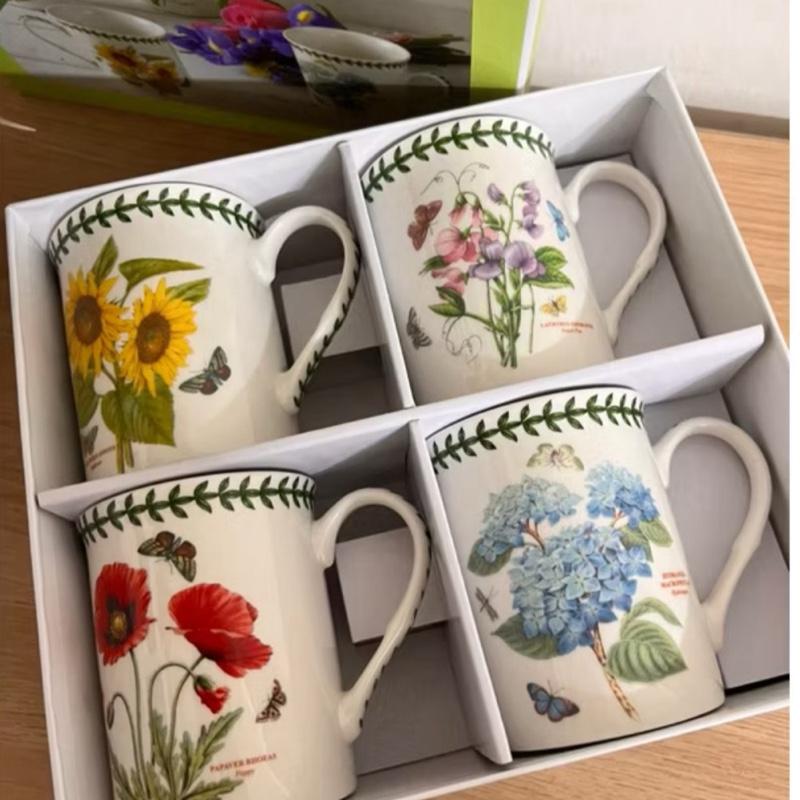 Botanic Garden set mug of 4 - TikTok Shop Malaysia
