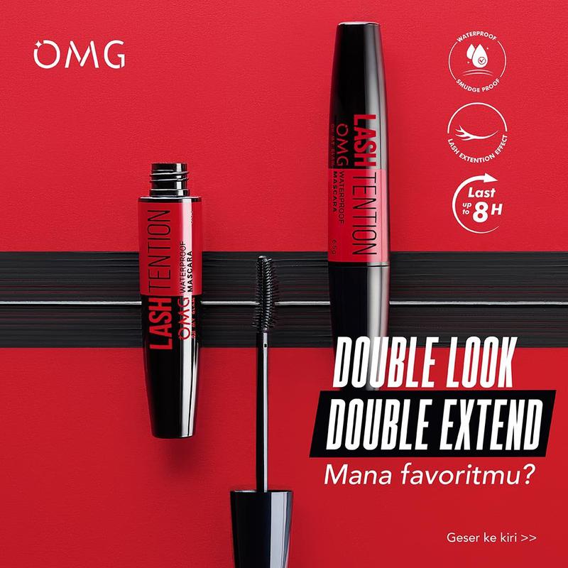 OMG OH MY GLAM LASHTENTION Waterproof Mascara 6.5gr || Maskara - Shop ...
