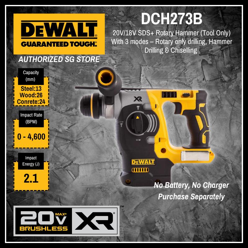DEWALT DCH273B 20V/18V SDS+ Rotary Hammer (Tool-Only) | With - TikTok ...