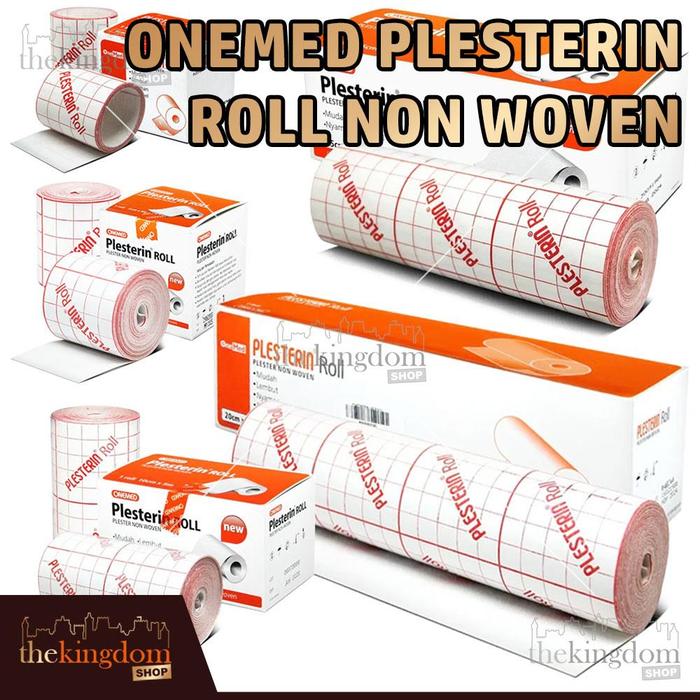 Jual Onemed Plesterin Roll Non Woven Alat P3K Plester Luka Perban ...