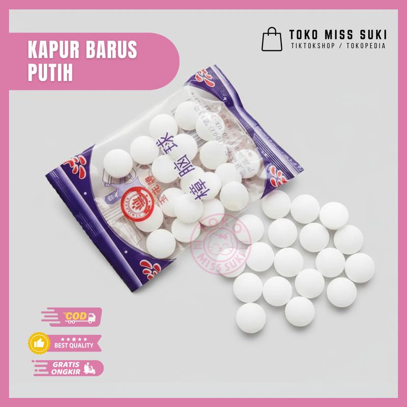 Kamper Barus Putih Kapur Barus Anti Nyamuk Serangga Mold-proof Cocok ...