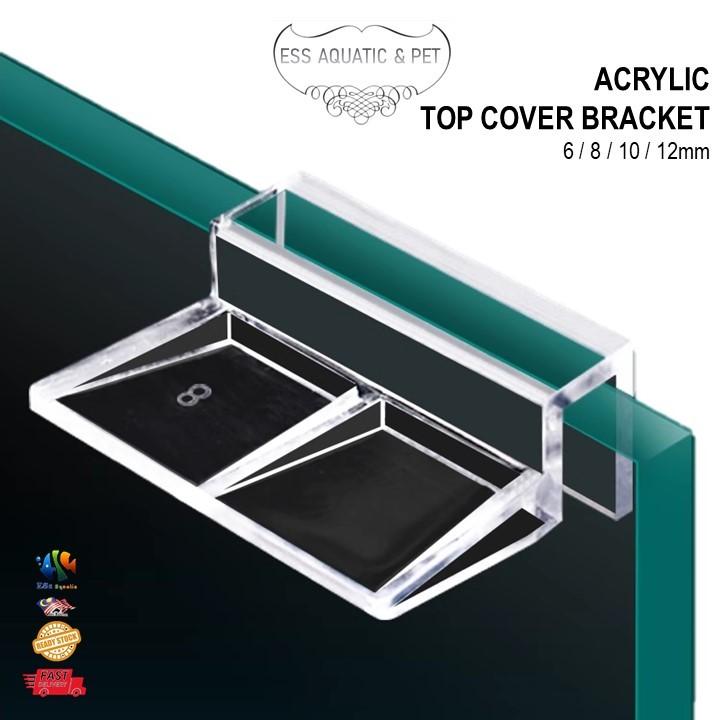 Acrylic Fish Tank Lid Cover Support Holder Bracket Clip Aquarium Top ...