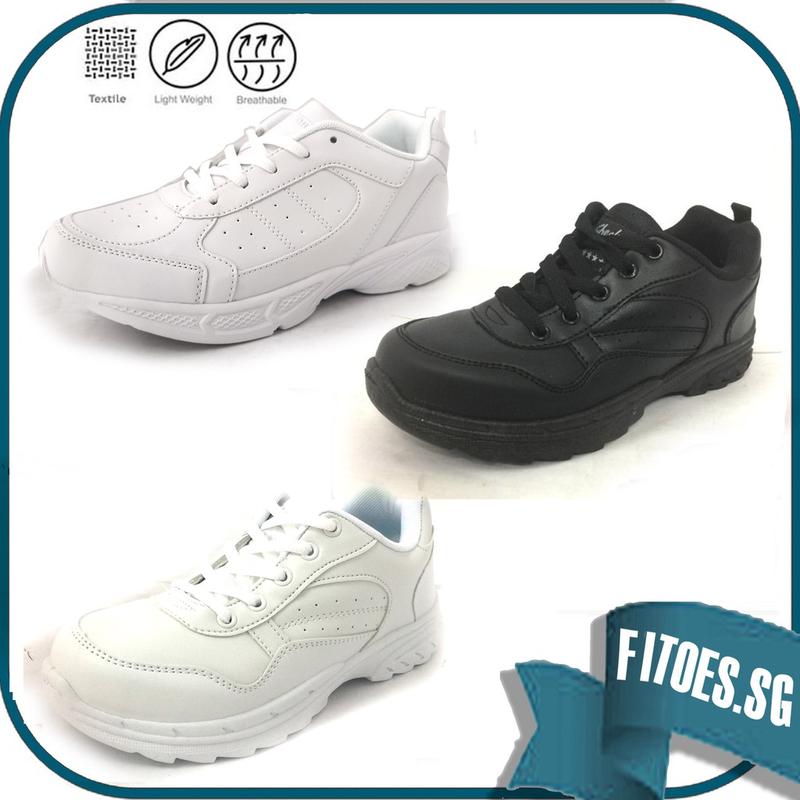 INSTOCK Checker Lace-up School Shoes 1403 White Black - TikTok Shop ...