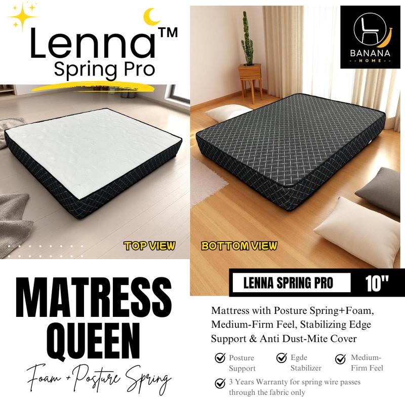 TILAM BONNEL SPRING 10" LENNA SPRING PRO (QUEEN/KING/SINGLE/SUPER ...