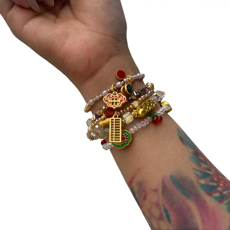 กำไลมงคลล้อมมือ (คละแบบ) - MU320 - TikTok Shop Thailand