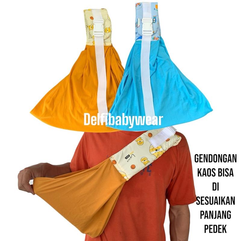 Gendongan kaos Simple nyaman bisa di sesuaikan panjang pendek - Shop ...