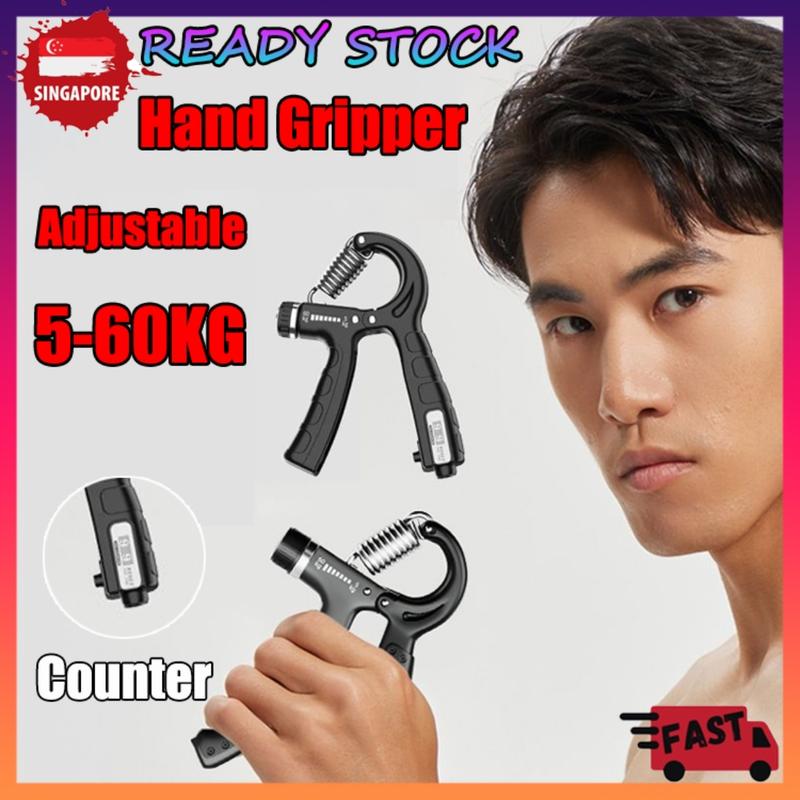 SG [READY STOCK] Hand Gripper Grip Strength Trainer 5-60kg Adjustable ...