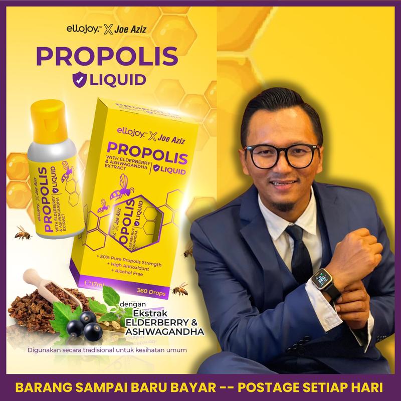 Ellojoy Propolis Liquid Dengan Ekstrak Elderberry & Ashwaganda - TikTok ...