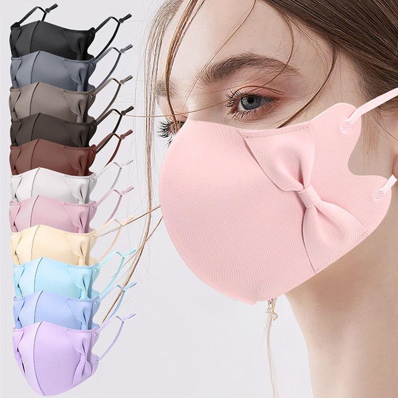 Fashion Breathable Ice Silk Mask Anti-UV Traceless Riding Face - TikTok ...