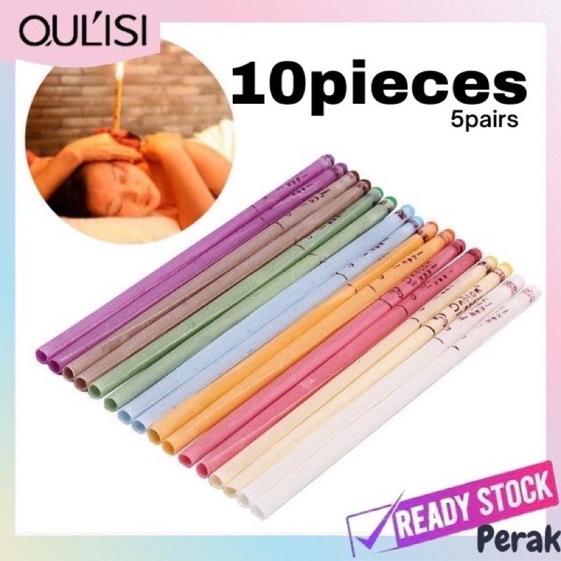 OULISI 100pcs Ear Candle Lilin Telinga Resdung Spa Beauty Relax ...