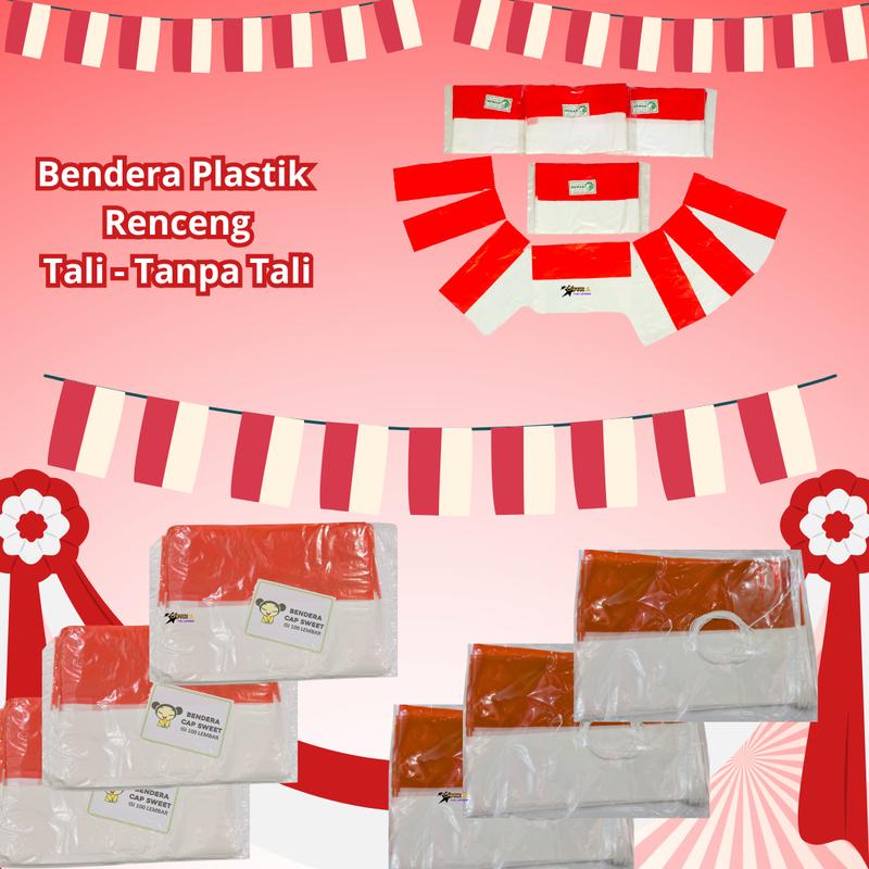 Bunting Flag Bendera Renteng Renceng Kain Plastik Hias Festival - Shop ...