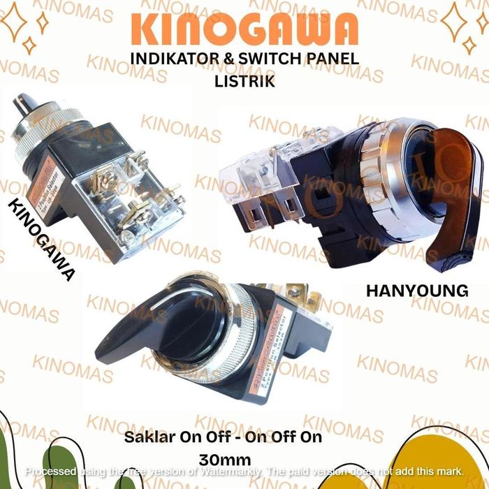 Jual Saklar On Off - On Off On - Selector Switch 30mm - 2 posisi 3 ...