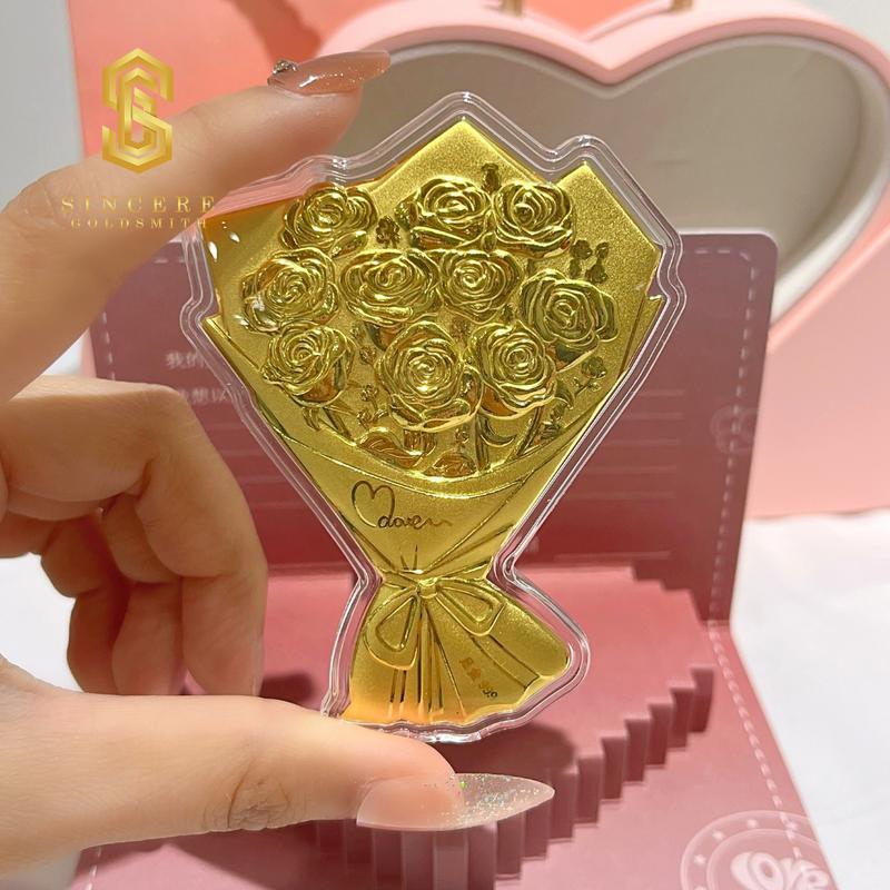 Sincere Store Emas 999 Rose Gift Box | Emas 999 - TikTok Shop Malaysia