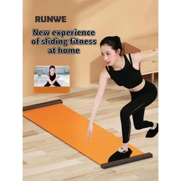 Matras Yoga Sliding Mat Yoga Sports Fitness Glide Plate Skating - Shop ...