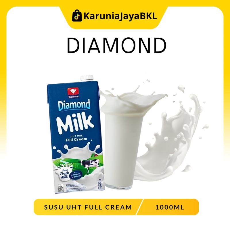 SUSU DIAMOND I UHT FULL CREAM 1000ML - Shop | Tokopedia