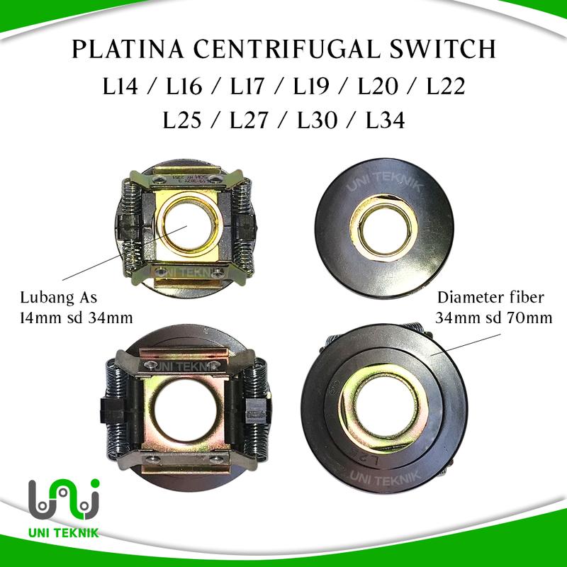 Platina centrifugal switch dinamo L14 L16 L17 L19 L20 L22 L25 L27 L30 ...
