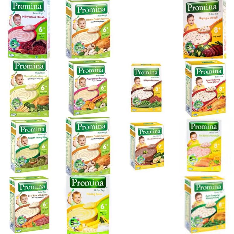 Promina Bubur Bayi 120gr / MPASI BAYI / Promina Bubur Nasi Tim 100gr 6b ...