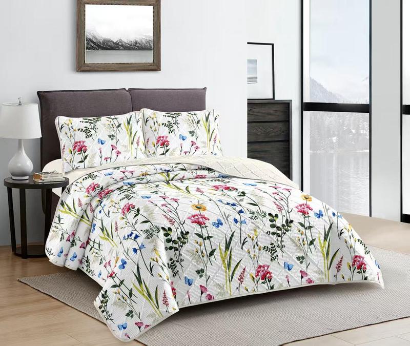 [COD] 3PC Set Cadar Patchwork Bunga Super Queen/King 3 in 1 - TikTok ...