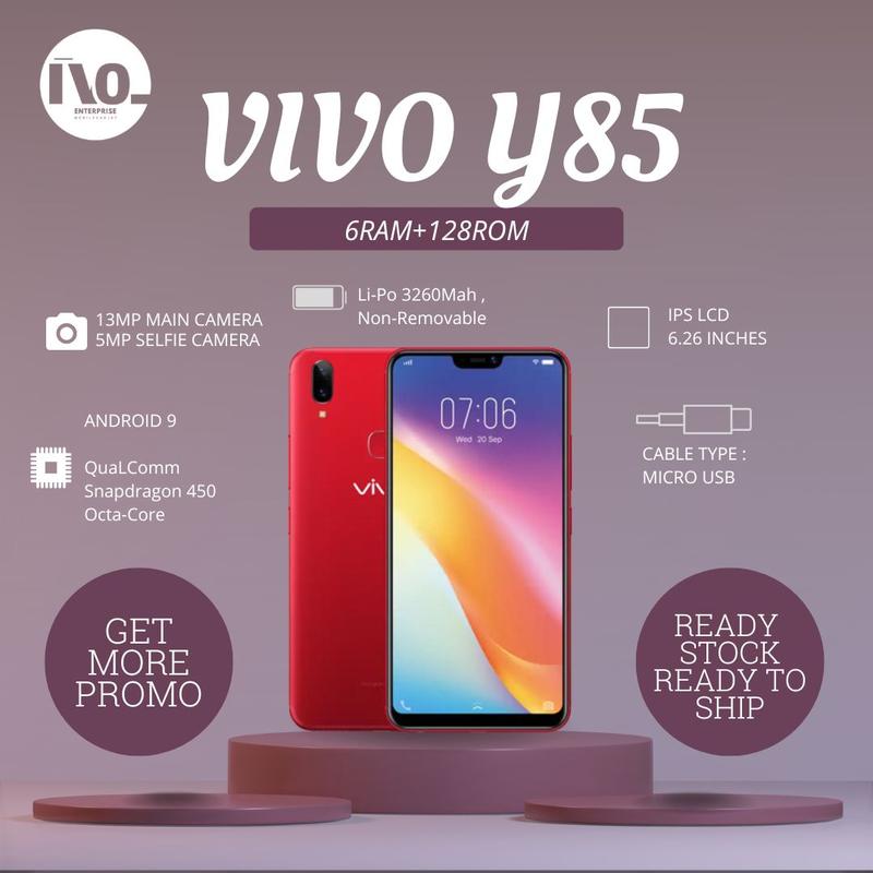 [REFURBISHED] VIVO Y85 | 6+128GB | USED LIKE NEW | CONDITION GRADE A+ ...