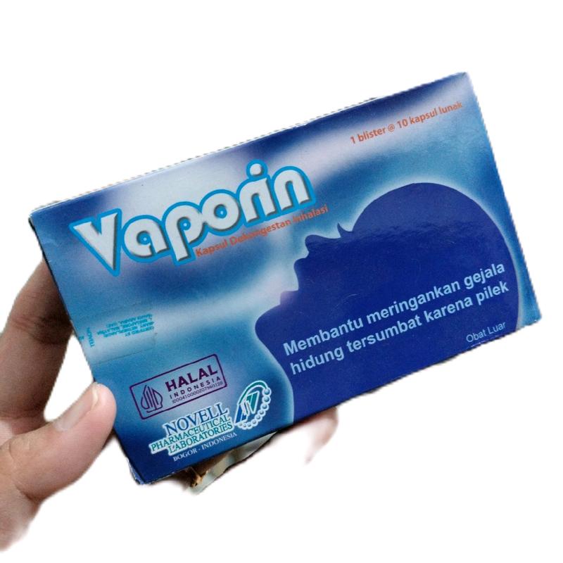 VAPORIN kapsul decongestan inhalasi isi 10 kapsul (untuk pilek - Shop ...
