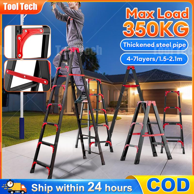 [REAIM]Tangga Lipat Heavy Duty Ladder Foldable Aluminum Load - TikTok ...