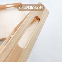 Jual Nampan Pegangan Kayu NPE | Kotak Hantaran | Wooden Tray ...
