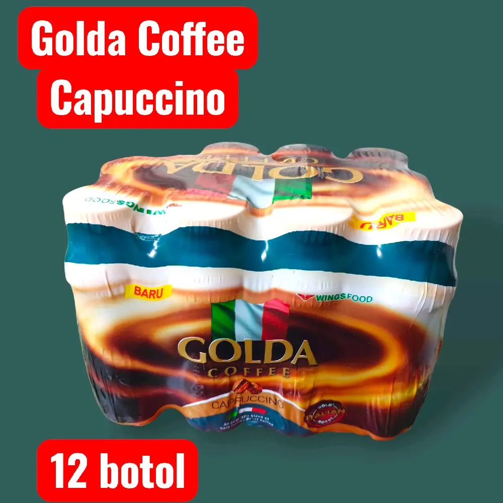 Golda Coffee Capuccino 12 botol @ 200 ml - Shop | Tokopedia