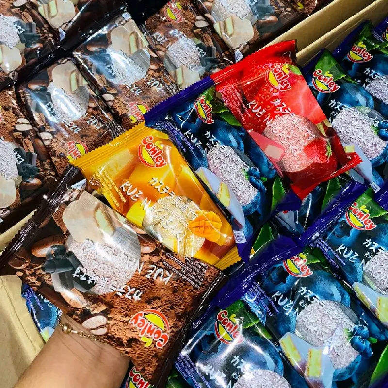 KUE MOCHI NAGASAKI KARTON ISI 60 PACK VARIAN MIX RASA - Shop | Tokopedia