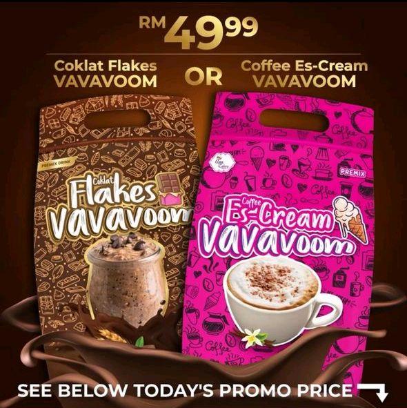 VAVAVOOM COFFEE atau COKLAT 1PACK ORIGINAL HQ LESS SUGAR - TikTok Shop ...