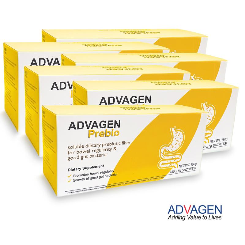 [Bundle of 6] Fibrosol ADVAGEN Prebio - Soluble Prebiotic Fiber ...