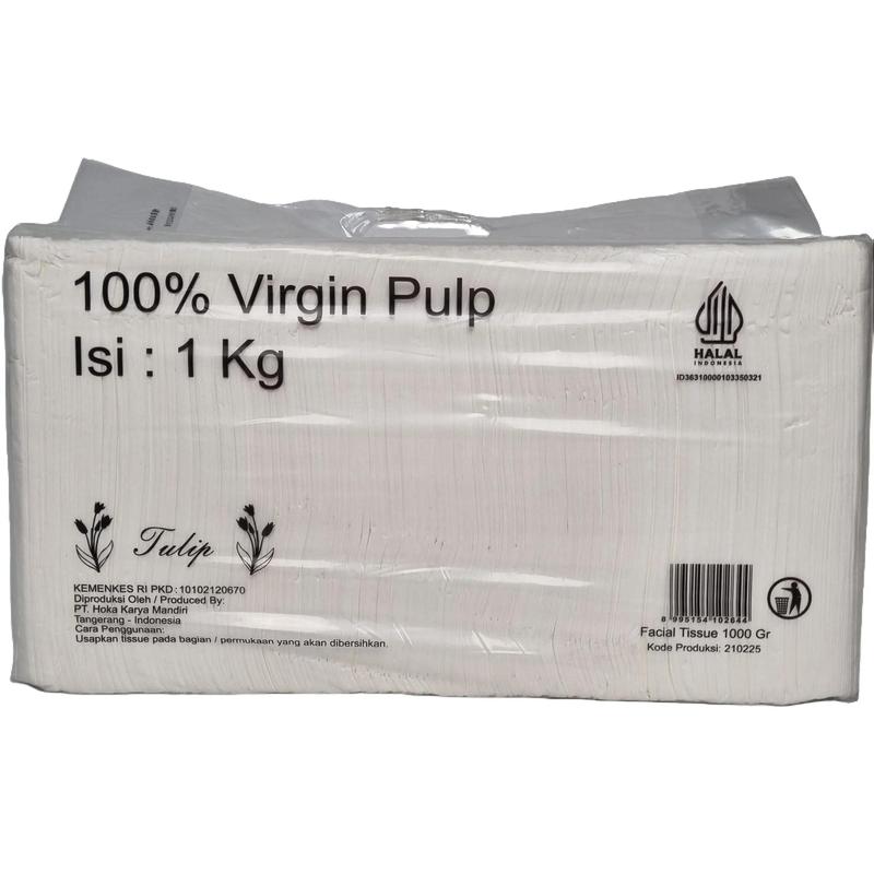 Tulip Tissue Facial 1 Kg Lembut dan Halus 100% Virgin Pulp Isi 1 Pack ...
