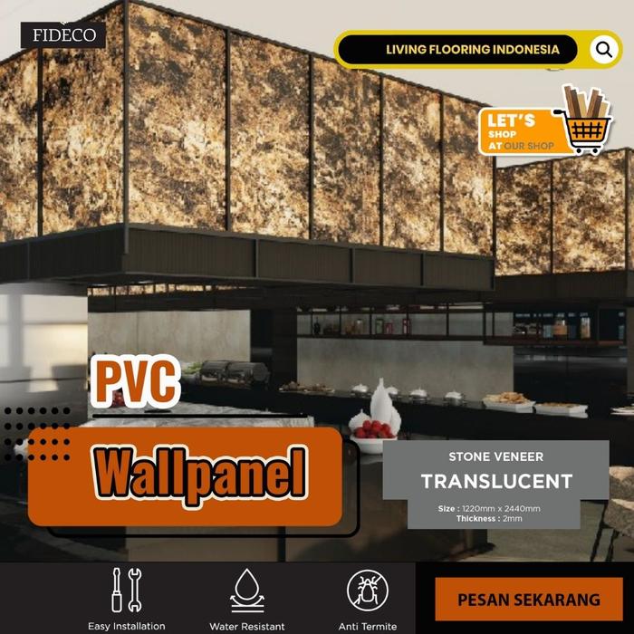 Jual Fideco TACO Fideco Wall Stone Veneer Batu Alam Translucent Tebal ...