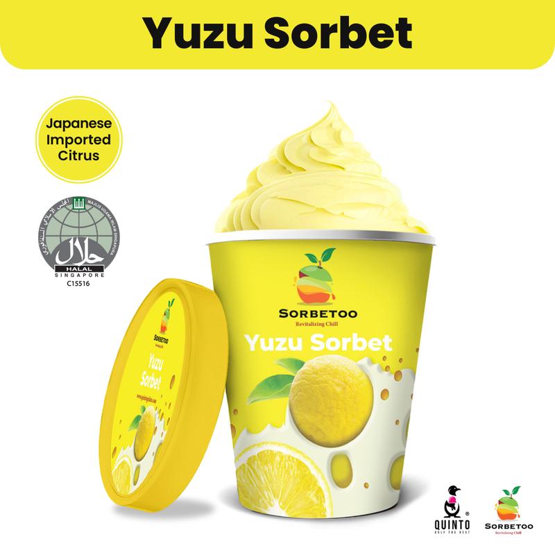 Yuzu Sorbet (Pint 473ml) Halal | Japanese Citrus - TikTok Shop Singapore