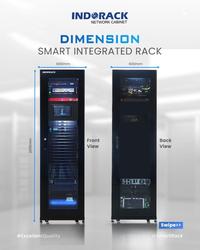 Jual INDORACK Smart Rack Server 42U depth 1200mm Smart Integrated Rack ...