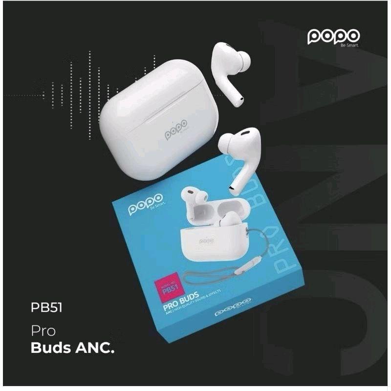 Popo Smart Pro Buds High Quality Sound Audio Earphones Mic Bluetooth ...