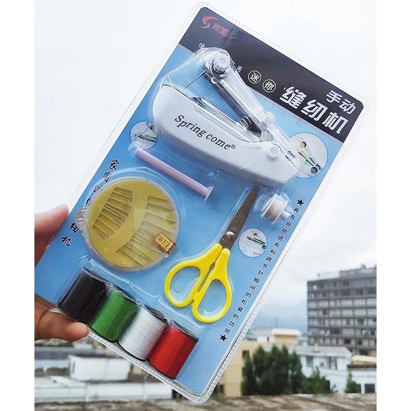 1/9pcs Portable Manual Sewing Machine Set for Travel and Business ...
