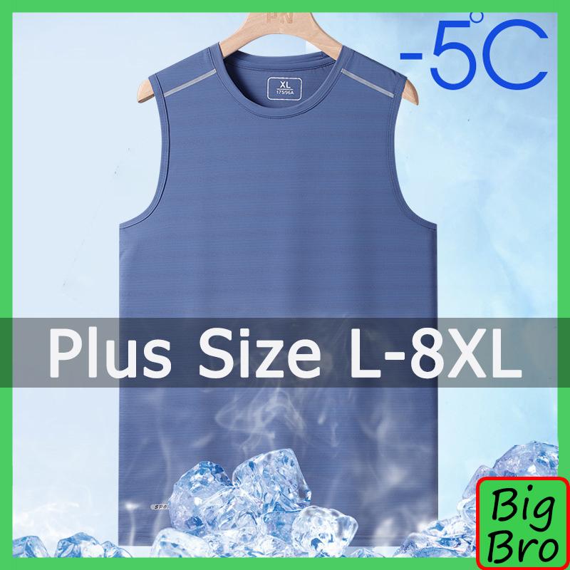Quick Dry Vest for Men Plus Size 8XL Summer Sport Vest Round - TikTok ...