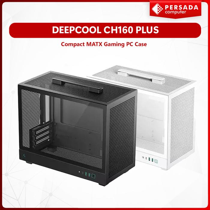 Jual DEEPCOOL CH160 PLUS Compact MATX Gaming PC Case - Kota Bandung ...