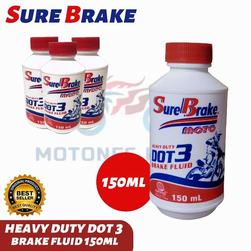Motones Sure Brake Heavy Duty DOT3 150ml Brake Fluid - TikTok Shop ...