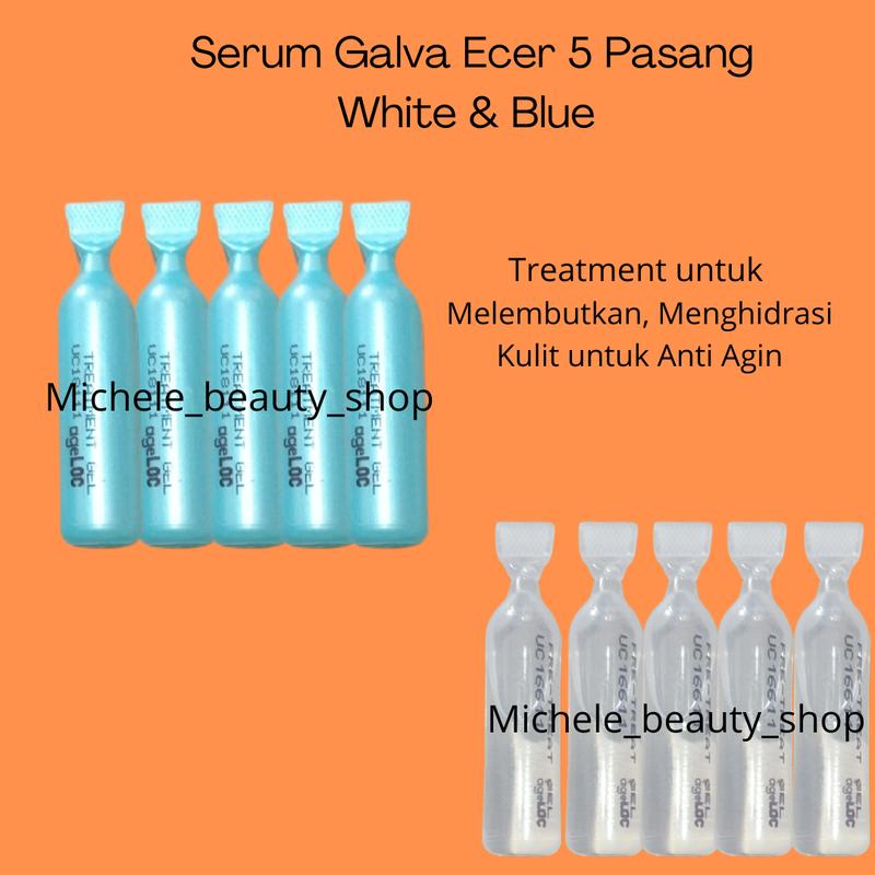 SERUM GALVA ECER 5 PASANG(WHITE & BLUE) ORIGINAL EXP 2027 /PERAWATAN ...