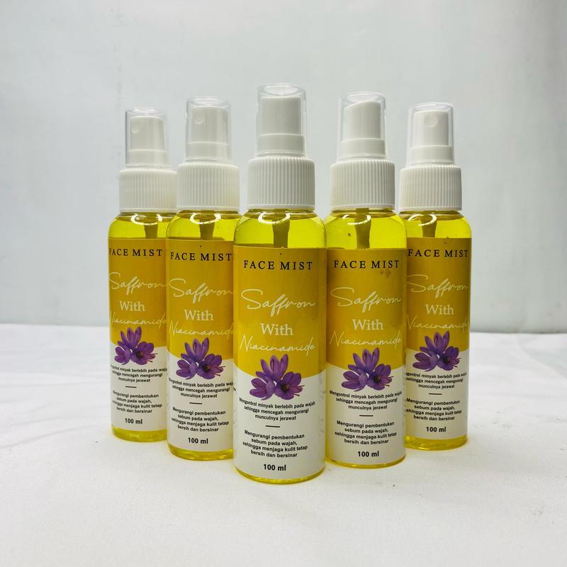 (5 PCS) Face Mist Saffron with Niacinamide 100 ml - Setting Spray ...