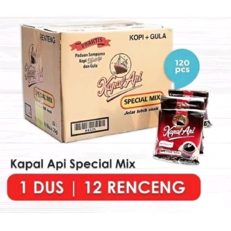 1 Karton Kapal Api Mix 25g Isi 120 Sachet (12 Rtg/ Dus) Coffee - Shop ...