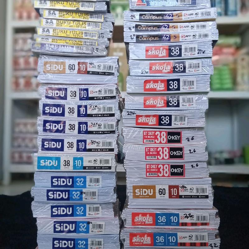 Buku Sidu Sekolah 1 Pak (26, 32, 38, 42, 58, 60) Stationery Paper ...