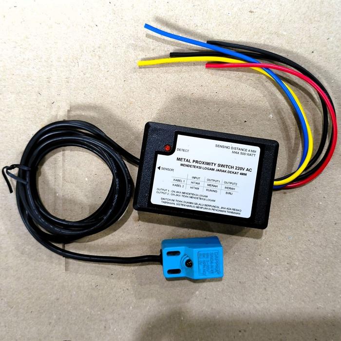 Jual Saklar Sensor Deteksi Logam Jarak Dekat 4mm 220V AC Metal ...